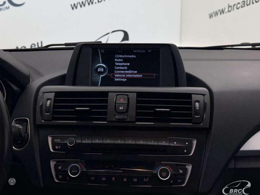 Black BMW 120 2014 in Vilnius, with an engine capacity of 2.00 L and mileage of 232 thousand km for 8500 €, photo 17 on AUTOMOTO.COM.LV