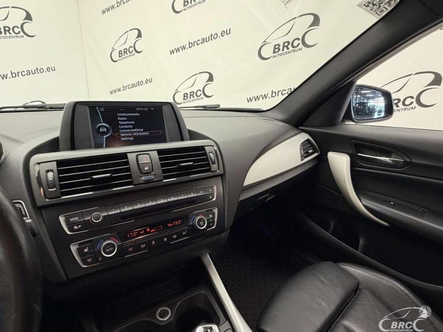 Black BMW 120 2014 in Vilnius, with an engine capacity of 2.00 L and mileage of 232 thousand km for 8500 €, photo 27 on AUTOMOTO.COM.LV