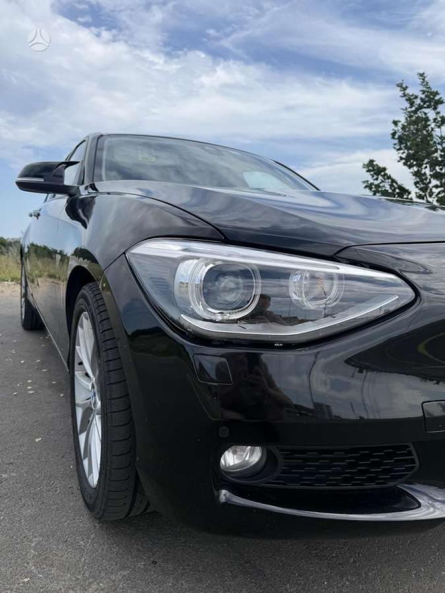 Black BMW 120 2014 in Kaunas, with an engine capacity of 2.00 L and mileage of 176 thousand km for 7300 €, photo 11 on AUTOMOTO.COM.LV
