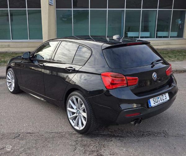 Black BMW 120 2015 in Elektrenai, with an engine capacity of 2.00 L and mileage of 207 thousand km for 13300 €, photo 3 on AUTOMOTO.COM.LV