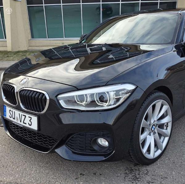 Black BMW 120 2015 in Elektrenai, with an engine capacity of 2.00 L and mileage of 207 thousand km for 13300 €, photo 5 on AUTOMOTO.COM.LV