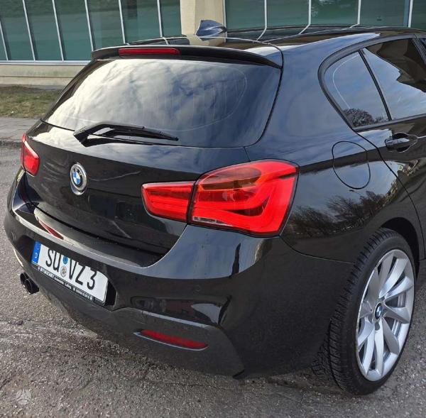Black BMW 120 2015 in Elektrenai, with an engine capacity of 2.00 L and mileage of 207 thousand km for 13300 €, photo 9 on AUTOMOTO.COM.LV