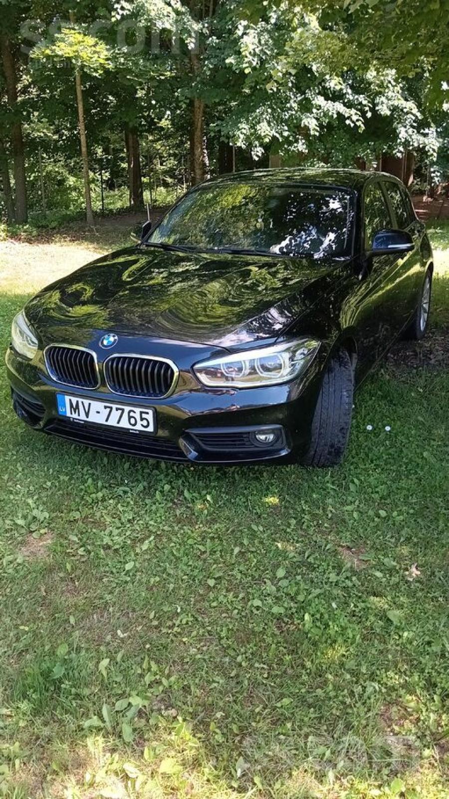 Black BMW 120 2018 in Balvi, with an engine capacity of 2.00 L and mileage of 145 thousand km for 18000 €, photo 1 on AUTOMOTO.COM.LV