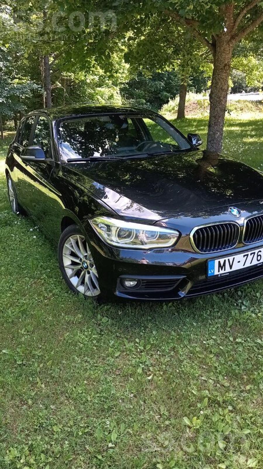 Black BMW 120 2018 in Balvi, with an engine capacity of 2.00 L and mileage of 145 thousand km for 18000 €, photo 3 on AUTOMOTO.COM.LV