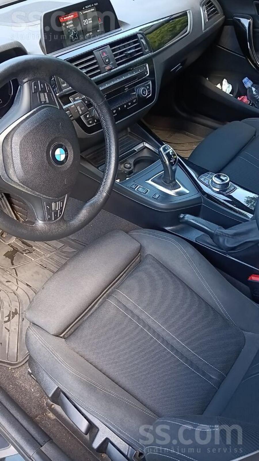 Black BMW 120 2018 in Balvi, with an engine capacity of 2.00 L and mileage of 145 thousand km for 18000 €, photo 5 on AUTOMOTO.COM.LV
