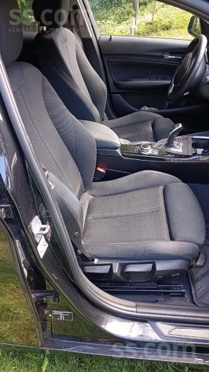 Black BMW 120 2018 in Balvi, with an engine capacity of 2.00 L and mileage of 145 thousand km for 18000 €, photo 6 on AUTOMOTO.COM.LV