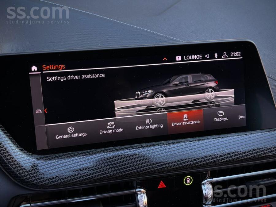 Melns BMW 120 2019 Rīga, ar dzinēja tilpumu 2.00 L un nobraukumu 63 tūkst. km par 18750 €, foto 22 vietnē AUTOMOTO.COM.LV