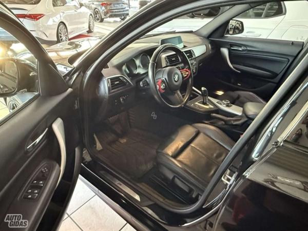 Black BMW 120 2018 in Kaunas, with an engine capacity of 2.00 L and mileage of 98 thousand km for 22244 €, photo 8 on AUTOMOTO.COM.LV