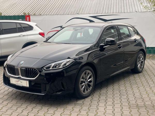 Black BMW 120 2024 in Kaunas, with an engine capacity of 1.50 L and mileage of 17 thousand km for 29019 €, photo 1 on AUTOMOTO.COM.LV