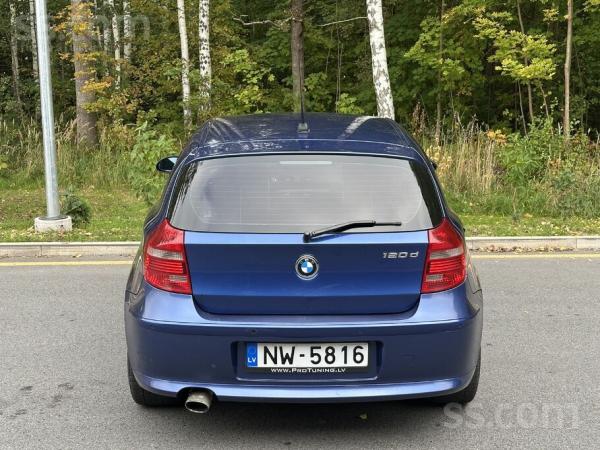 Blue BMW 120 2007 in Jelgava, with an engine capacity of 2.00 L and mileage of 309 thousand km for 3750 €, photo 6 on AUTOMOTO.COM.LV