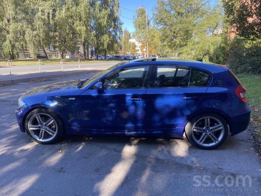 Blue BMW 120 2005 in Riga, with an engine capacity of 2.00 L and mileage of 340 thousand km for 3850 €, photo 5 on AUTOMOTO.COM.LV