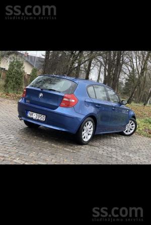 Blue BMW 120 2006 in Riga, with an engine capacity of 2.00 L and mileage of 263 thousand km for 4000 €, photo 3 on AUTOMOTO.COM.LV