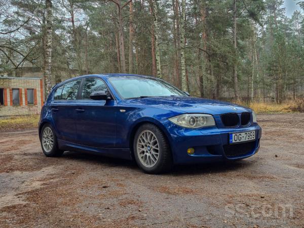Blue BMW 120 2006 in Riga, with an engine capacity of 2.00 L and mileage of 302 thousand km for 4200 €, photo 9 on AUTOMOTO.COM.LV