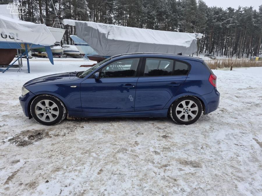 Blue BMW 120 2006 in Kaunas, with an engine capacity of 2.00 L and mileage of 244 thousand km for 2700 €, photo 5 on AUTOMOTO.COM.LV