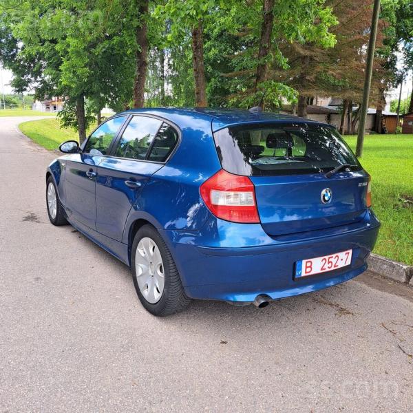 Blue BMW 120 2007 in Rezekne, with an engine capacity of 2.00 L and mileage of 0 thousand km for 2990 €, photo 6 on AUTOMOTO.COM.LV