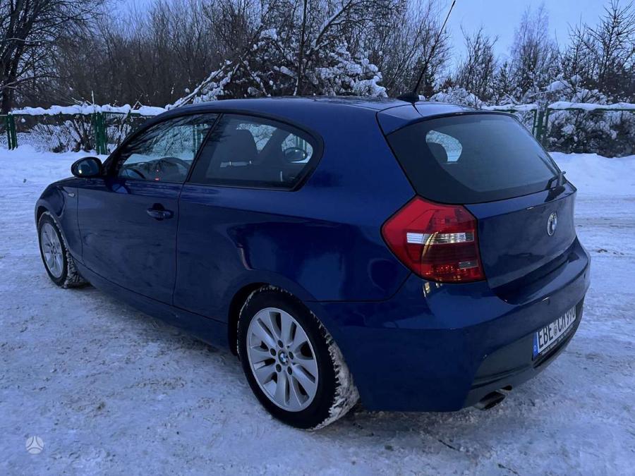 Blue BMW 120 2008 in Vilnius, with an engine capacity of 2.00 L and mileage of 244 thousand km for 4850 €, photo 7 on AUTOMOTO.COM.LV