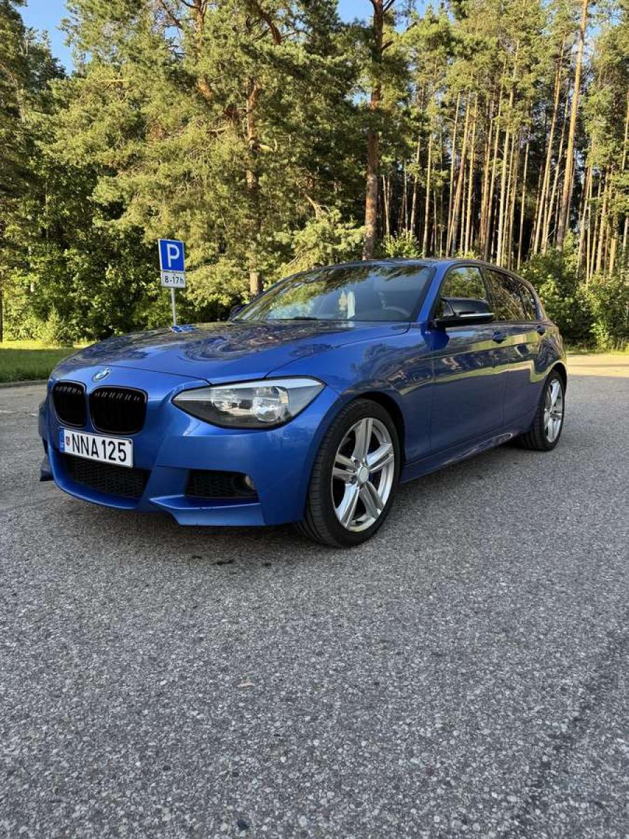 Blue BMW 120 2013 in Kazlu Ruda, with an engine capacity of 2.00 L and mileage of 285 thousand km for 6700 €, photo 3 on AUTOMOTO.COM.LV