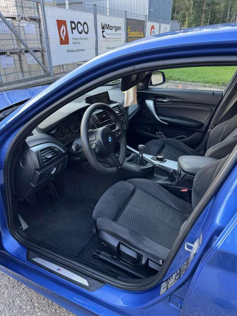 Blue BMW 120 2013 in Kazlu Ruda, with an engine capacity of 2.00 L and mileage of 285 thousand km for 6700 €, photo 19 on AUTOMOTO.COM.LV