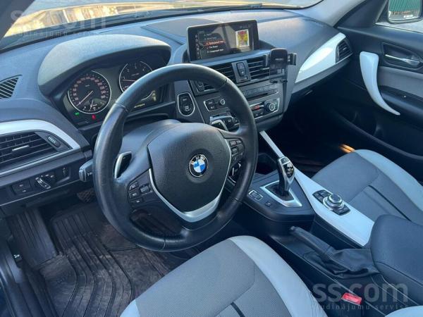 Blue BMW 120 2014 in Riga, with an engine capacity of 2.00 L and mileage of 117 thousand km for 9500 €, photo 6 on AUTOMOTO.COM.LV
