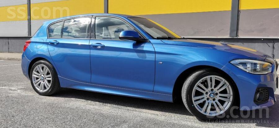 Blue BMW 120 2016 in Riga, with an engine capacity of 1.60 L and mileage of 0 thousand km for 9499 €, photo 10 on AUTOMOTO.COM.LV