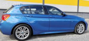 Blue BMW 120 2016 in Riga, with an engine capacity of 1.60 L and mileage of 0 thousand km for 9499 €, photo 12 on AUTOMOTO.COM.LV
