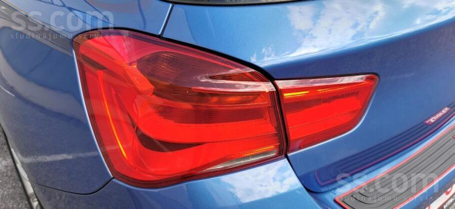 Blue BMW 120 2016 in Riga, with an engine capacity of 1.60 L and mileage of 0 thousand km for 9499 €, photo 18 on AUTOMOTO.COM.LV