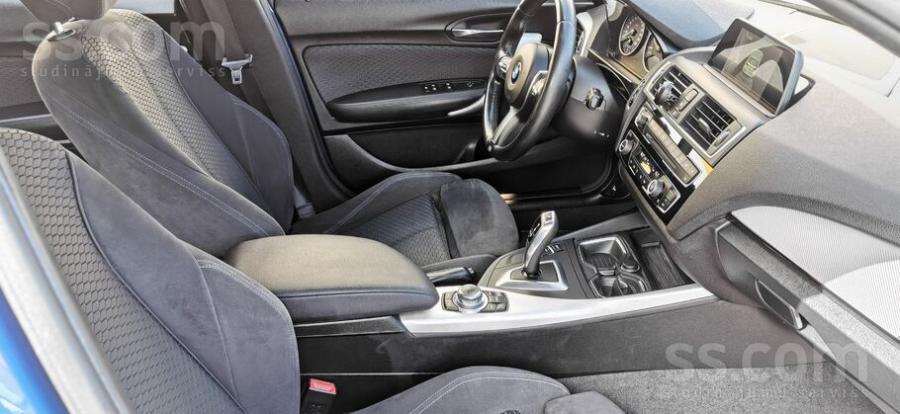 Blue BMW 120 2016 in Riga, with an engine capacity of 1.60 L and mileage of 0 thousand km for 9499 €, photo 22 on AUTOMOTO.COM.LV
