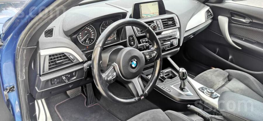 Blue BMW 120 2016 in Riga, with an engine capacity of 1.60 L and mileage of 0 thousand km for 9499 €, photo 29 on AUTOMOTO.COM.LV
