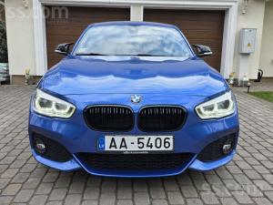 Blue BMW 120 2017 in Riga, with an engine capacity of 2.00 L and mileage of 102 thousand km for 17900 €, photo 2 on AUTOMOTO.COM.LV