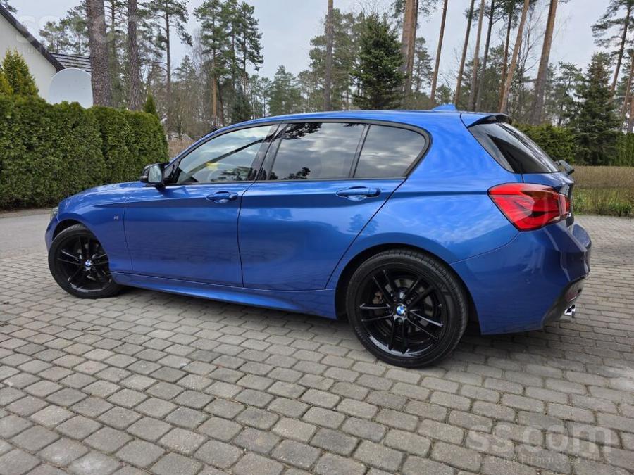 Blue BMW 120 2017 in Riga, with an engine capacity of 2.00 L and mileage of 102 thousand km for 17900 €, photo 5 on AUTOMOTO.COM.LV