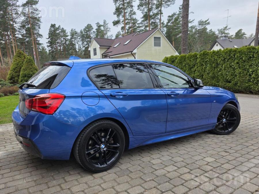 Blue BMW 120 2017 in Riga, with an engine capacity of 2.00 L and mileage of 102 thousand km for 17900 €, photo 7 on AUTOMOTO.COM.LV