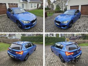 Blue BMW 120 2017 in Riga, with an engine capacity of 2.00 L and mileage of 102 thousand km for 17900 €, photo 8 on AUTOMOTO.COM.LV