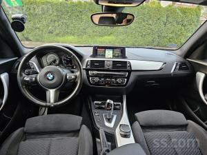 Blue BMW 120 2017 in Riga, with an engine capacity of 2.00 L and mileage of 102 thousand km for 17900 €, photo 12 on AUTOMOTO.COM.LV