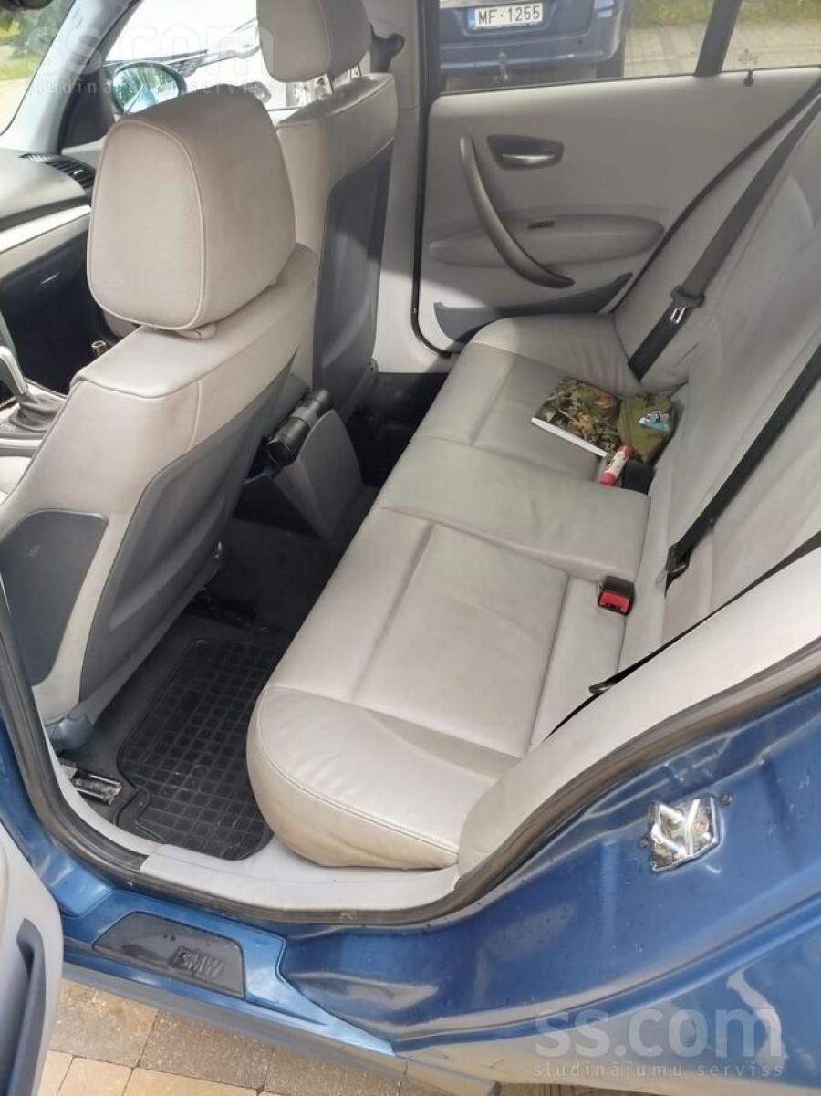 Zils BMW 120 2005 Rīga, ar dzinēja tilpumu 2.00 L un nobraukumu 133 tūkst. km par 3600 €, foto 7 vietnē AUTOMOTO.COM.LV