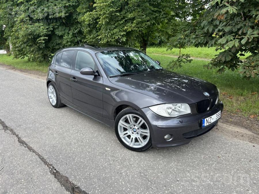 Grey BMW 120 2005 in Riga, with an engine capacity of 2.00 L and mileage of 262 thousand km for 3499 €, photo 1 on AUTOMOTO.COM.LV