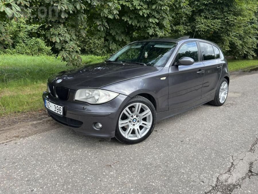 Grey BMW 120 2005 in Riga, with an engine capacity of 2.00 L and mileage of 262 thousand km for 3499 €, photo 6 on AUTOMOTO.COM.LV