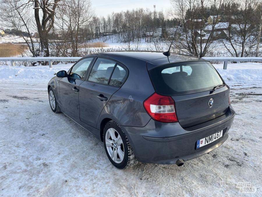 Pelēks BMW 120 2005 Molėtai, ar dzinēja tilpumu 2.00 L un nobraukumu 308 tūkst. km par 4250 €, foto 6 vietnē AUTOMOTO.COM.LV