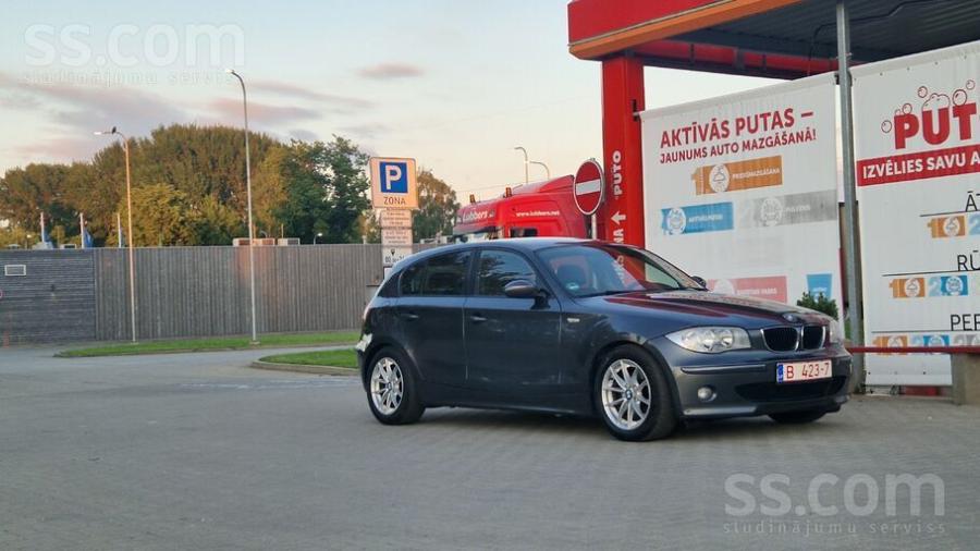 Grey BMW 120 2005 in Jelgava, with an engine capacity of 2.00 L and mileage of 362 thousand km for 3450 €, photo 6 on AUTOMOTO.COM.LV
