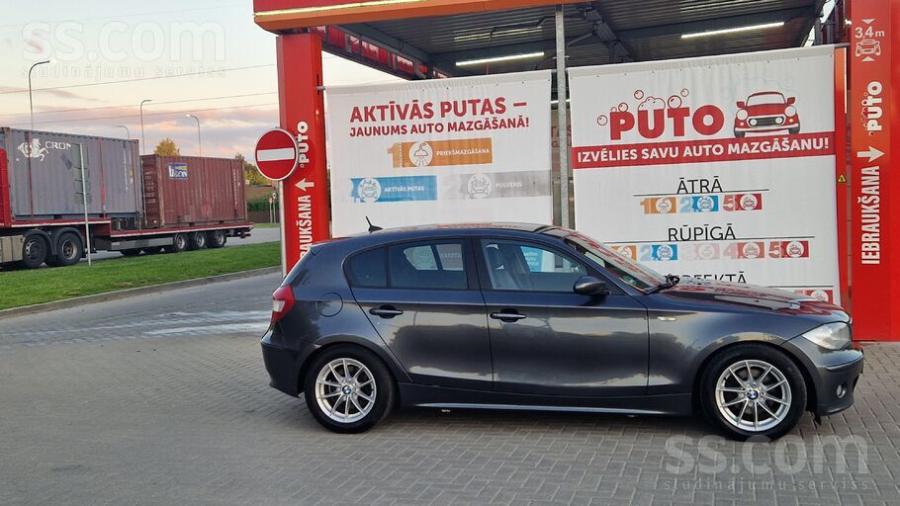 Grey BMW 120 2005 in Jelgava, with an engine capacity of 2.00 L and mileage of 362 thousand km for 3450 €, photo 8 on AUTOMOTO.COM.LV
