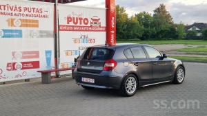 Grey BMW 120 2005 in Jelgava, with an engine capacity of 2.00 L and mileage of 362 thousand km for 3450 €, photo 10 on AUTOMOTO.COM.LV