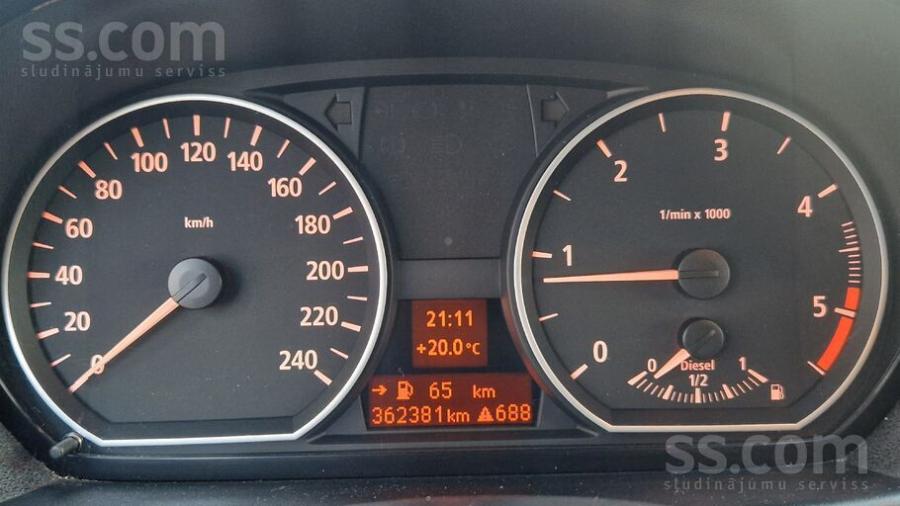 Grey BMW 120 2005 in Jelgava, with an engine capacity of 2.00 L and mileage of 362 thousand km for 3450 €, photo 35 on AUTOMOTO.COM.LV