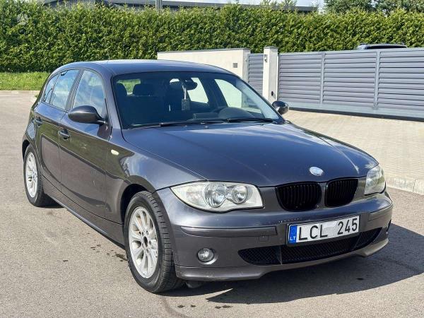 Grey BMW 120 2005 in Vilnius, with an engine capacity of 2.00 L and mileage of 390 thousand km for 3300 €, photo 7 on AUTOMOTO.COM.LV