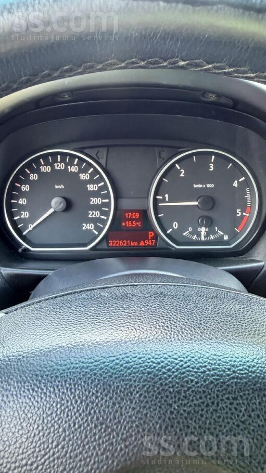 Grey BMW 120 2005 in Riga, with an engine capacity of 2.00 L and mileage of 323 thousand km for 3400 €, photo 9 on AUTOMOTO.COM.LV