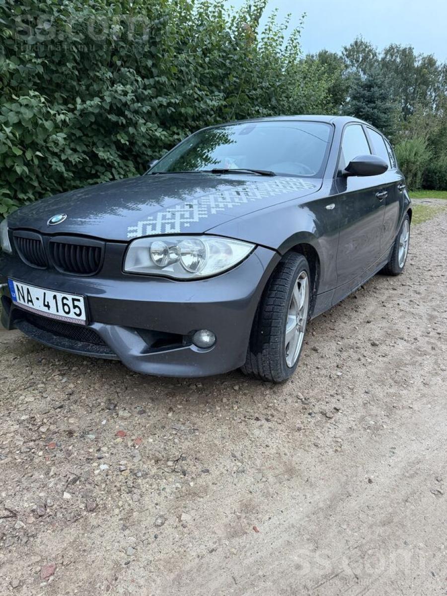 Pelēks BMW 120 2005 Ogre, ar dzinēja tilpumu 2.00 L un nobraukumu 310 tūkst. km par 3000 €, foto 3 vietnē AUTOMOTO.COM.LV
