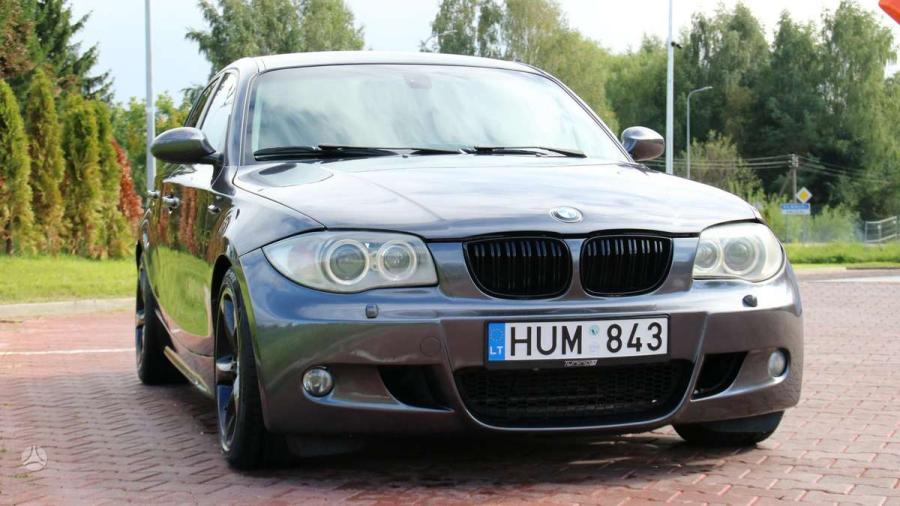 Pelēks BMW 120 2005 Viļņa, ar dzinēja tilpumu 2.00 L un nobraukumu 469 tūkst. km par 3600 €, foto 3 vietnē AUTOMOTO.COM.LV