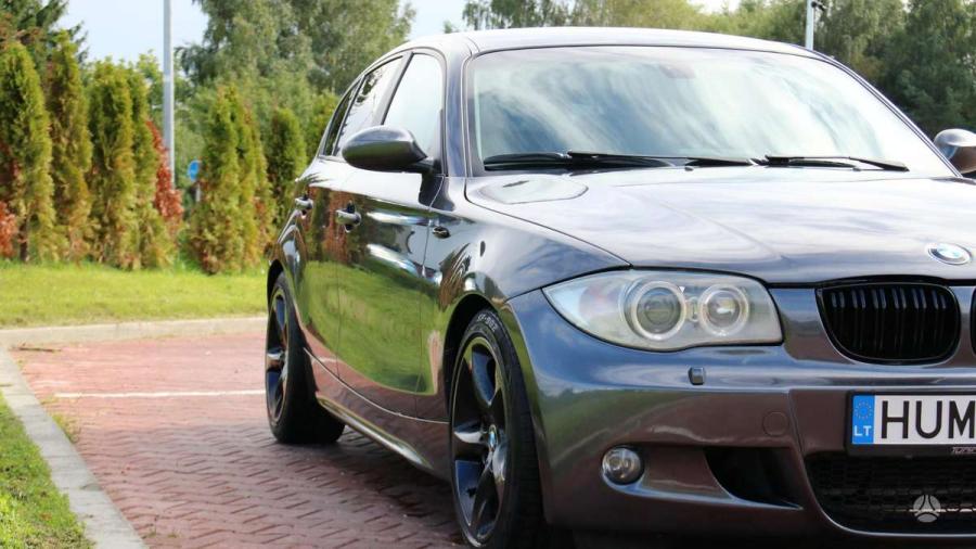 Pelēks BMW 120 2005 Viļņa, ar dzinēja tilpumu 2.00 L un nobraukumu 469 tūkst. km par 3600 €, foto 5 vietnē AUTOMOTO.COM.LV