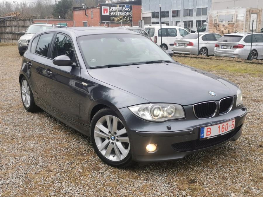 Grey BMW 120 2006 in Riga, with an engine capacity of 2.00 L and mileage of 321 thousand km for 4900 €, photo 4 on AUTOMOTO.COM.LV