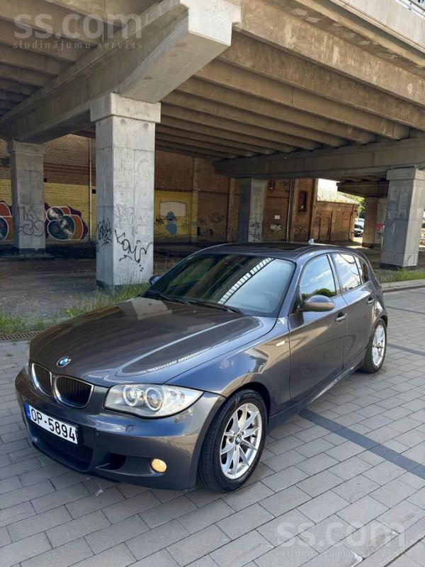 Grey BMW 120 2006 in Riga, with an engine capacity of 2.00 L and mileage of 278 thousand km for 3100 €, photo 1 on AUTOMOTO.COM.LV