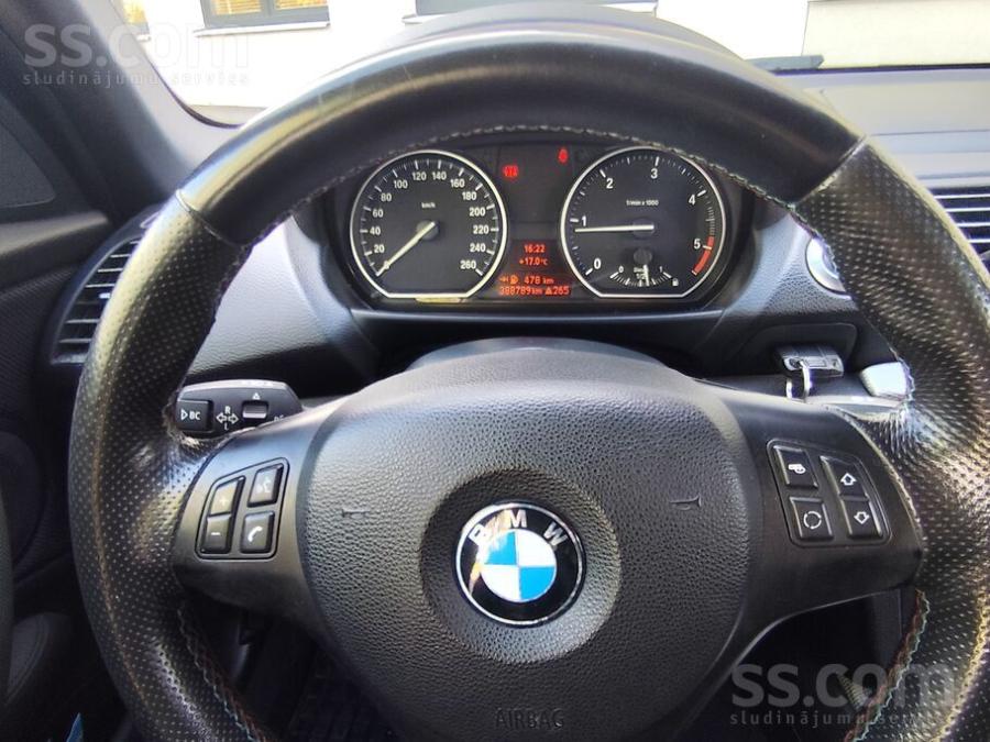 Grey BMW 120 2007 in Bauska, with an engine capacity of 2.00 L and mileage of 388 thousand km for 4300 €, photo 7 on AUTOMOTO.COM.LV