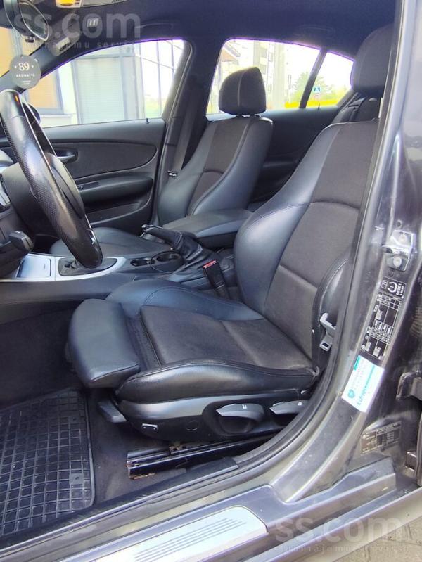 Grey BMW 120 2007 in Bauska, with an engine capacity of 2.00 L and mileage of 388 thousand km for 4300 €, photo 8 on AUTOMOTO.COM.LV